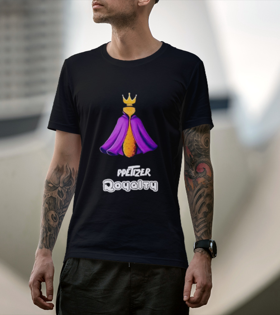 Crowned Nugget Appetizer Royalty Kingscape T-Shirt