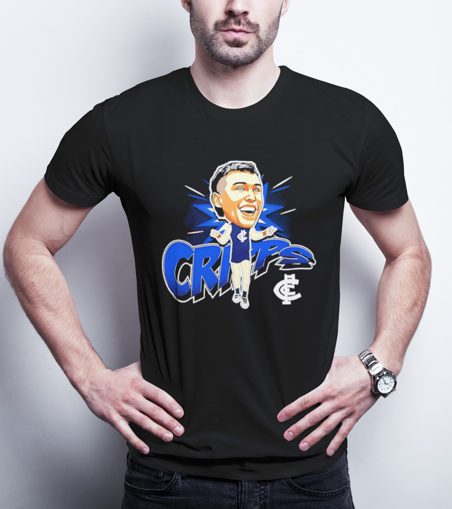 Carlton Football Club Patrick Cripps Caricature Cripps T-Shirt