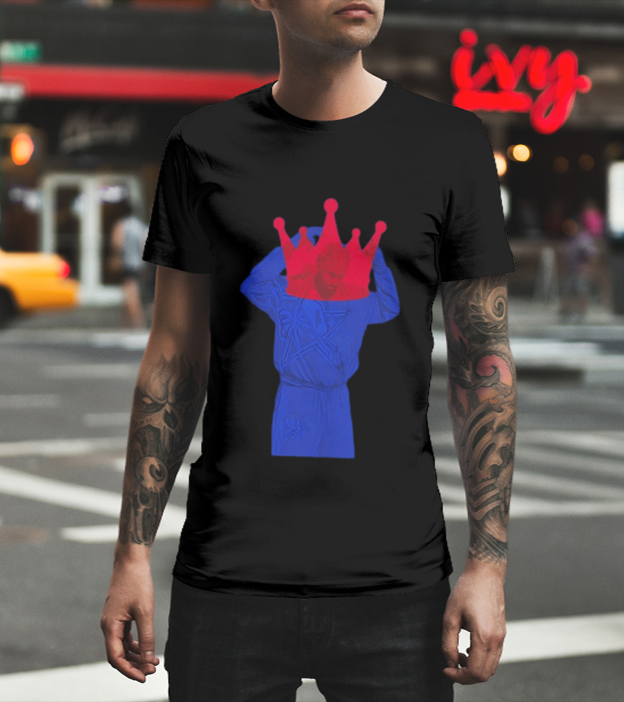 LeBron James NBA Finals 76ers King And Crown T-Shirt