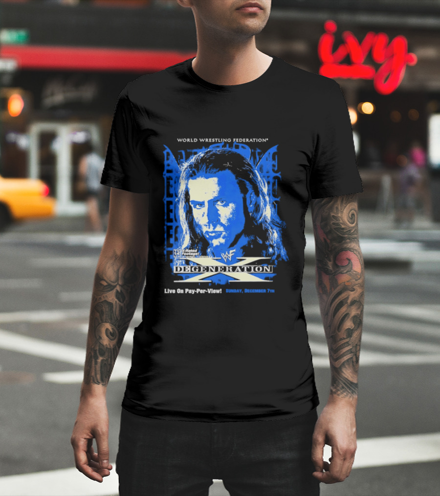 World Wrestling Federation DX Shawn Michaels D Generation X In Your House Pay Per View T-Shirt