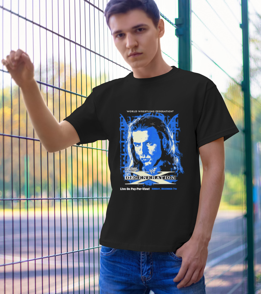 World Wrestling Federation DX Shawn Michaels D Generation X In Your House Pay Per View T-Shirt