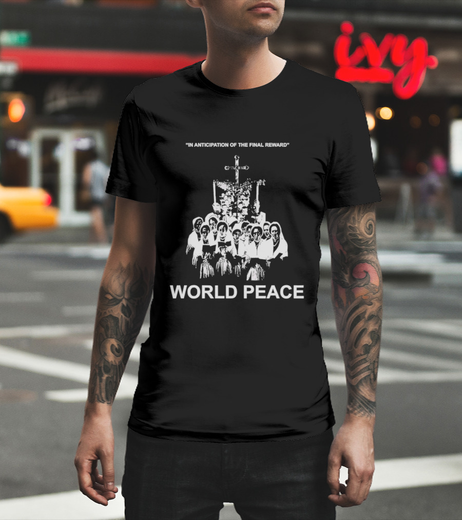 In Anticipation Of The Final Reward World Peace Unity Symbol Clergy Group T-Shirt