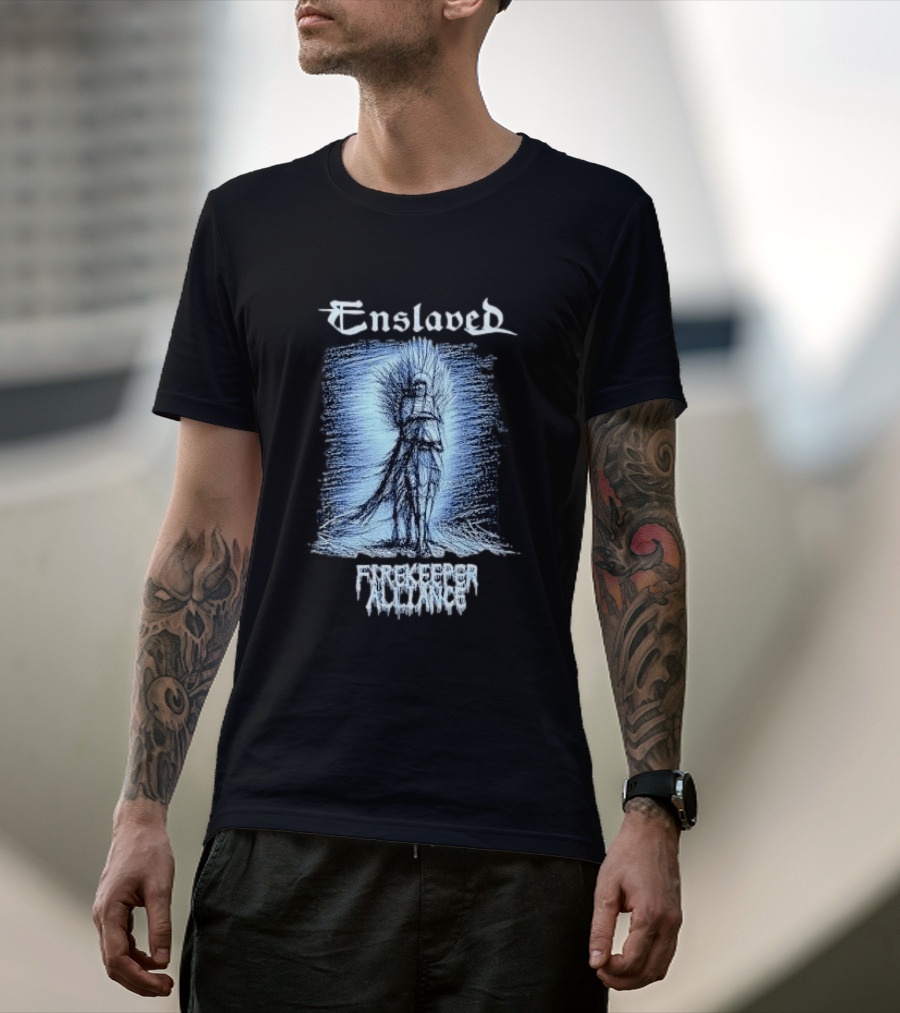 Enslaved Firekeeper Alliance Heavy Metal Band T-Shirt