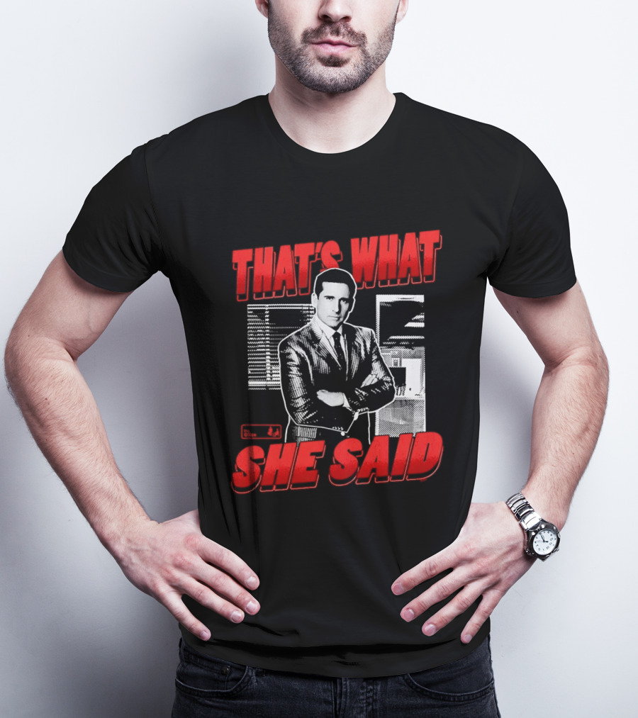 Michael Scott That's What She Said The Office Comedy T-Shirt