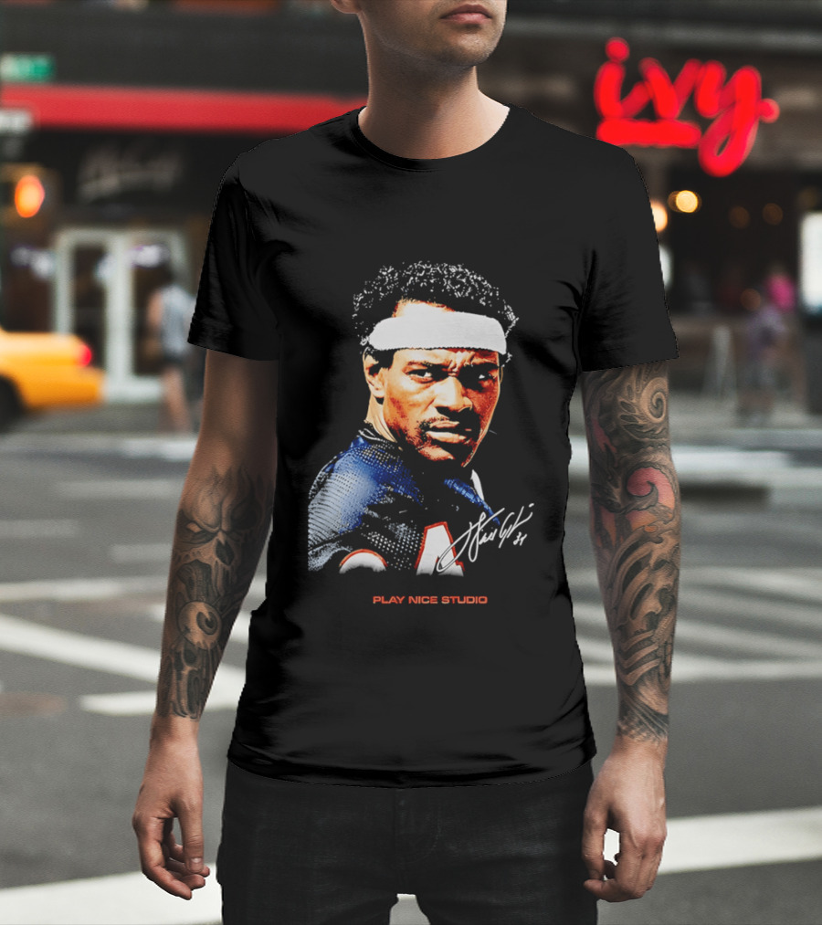 Neville Gallimore Walter Payton 34 Chicago Play Nice Studio T-Shirt