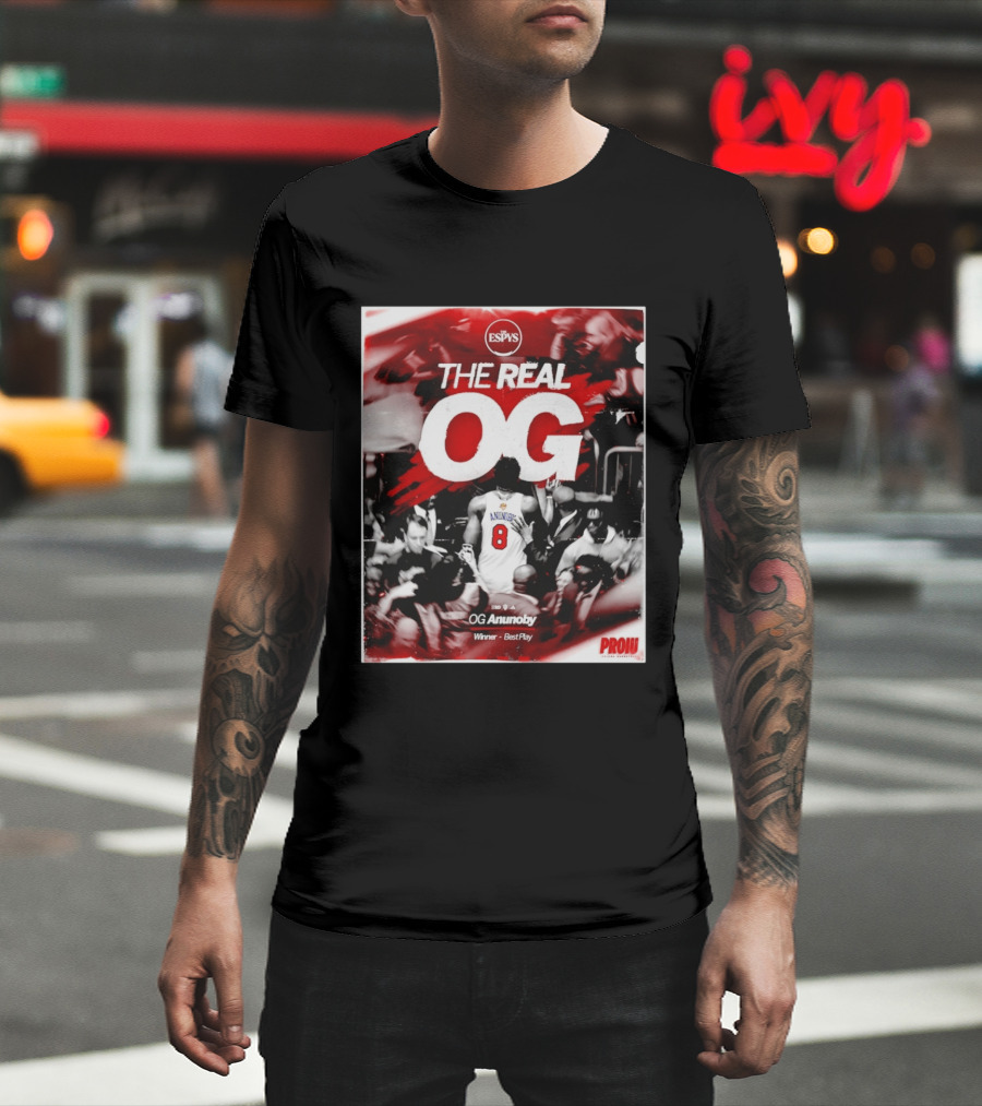 OG Anunoby The Real OG ESPYS Winner Best Play Indiana Basketball T-Shirt