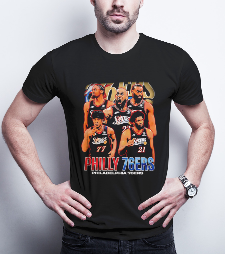 Philly 76Ers Philadelphia 76Ers Lebron James Basketball Team Players T-Shirt