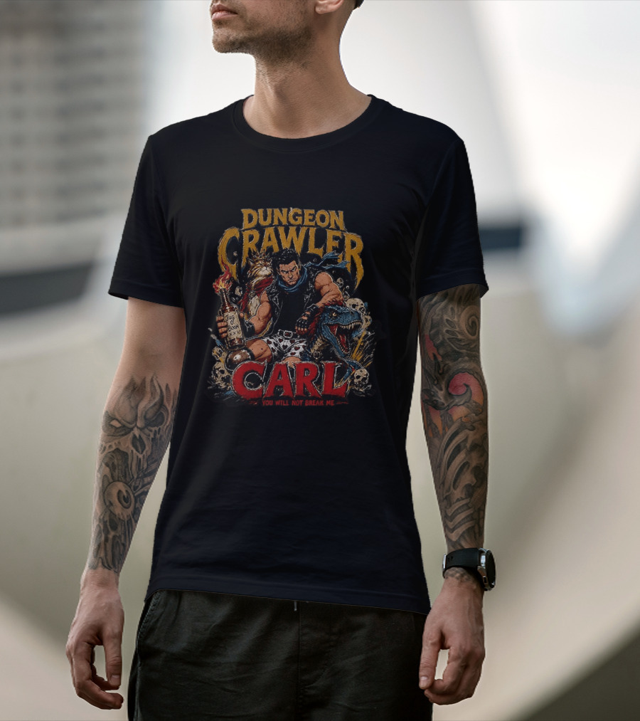 Dungeon Crawler Carl Jug Of Boom You Will Not Break Me T-Shirt