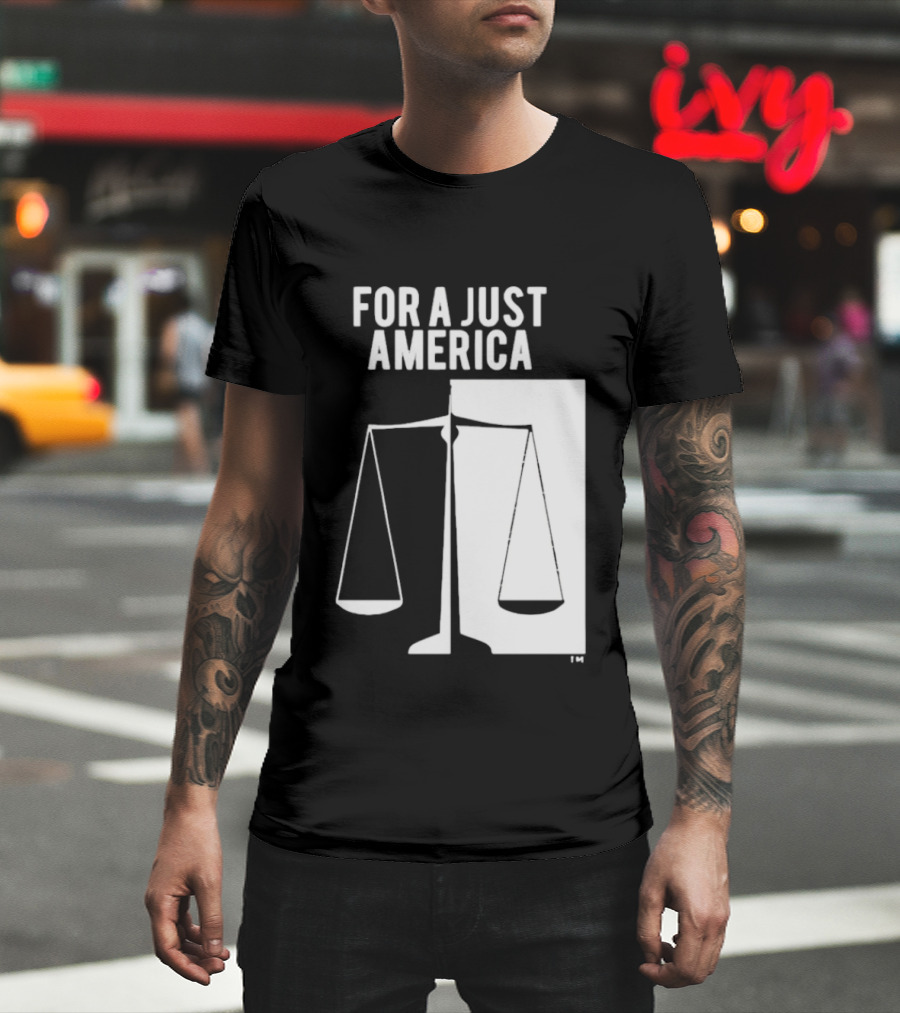 Resist For A Just America Scales Of Justice T-Shirt