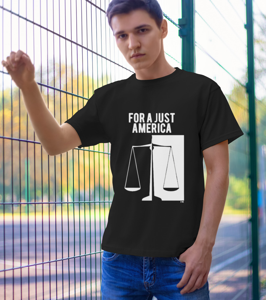 Resist For A Just America Scales Of Justice T-Shirt