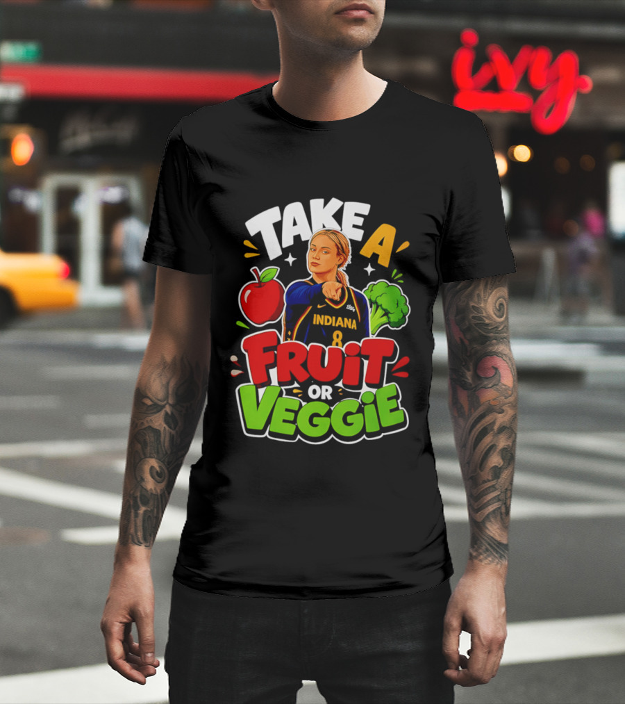 Take A Fruit Or Veggie Indiana 8 T-Shirt