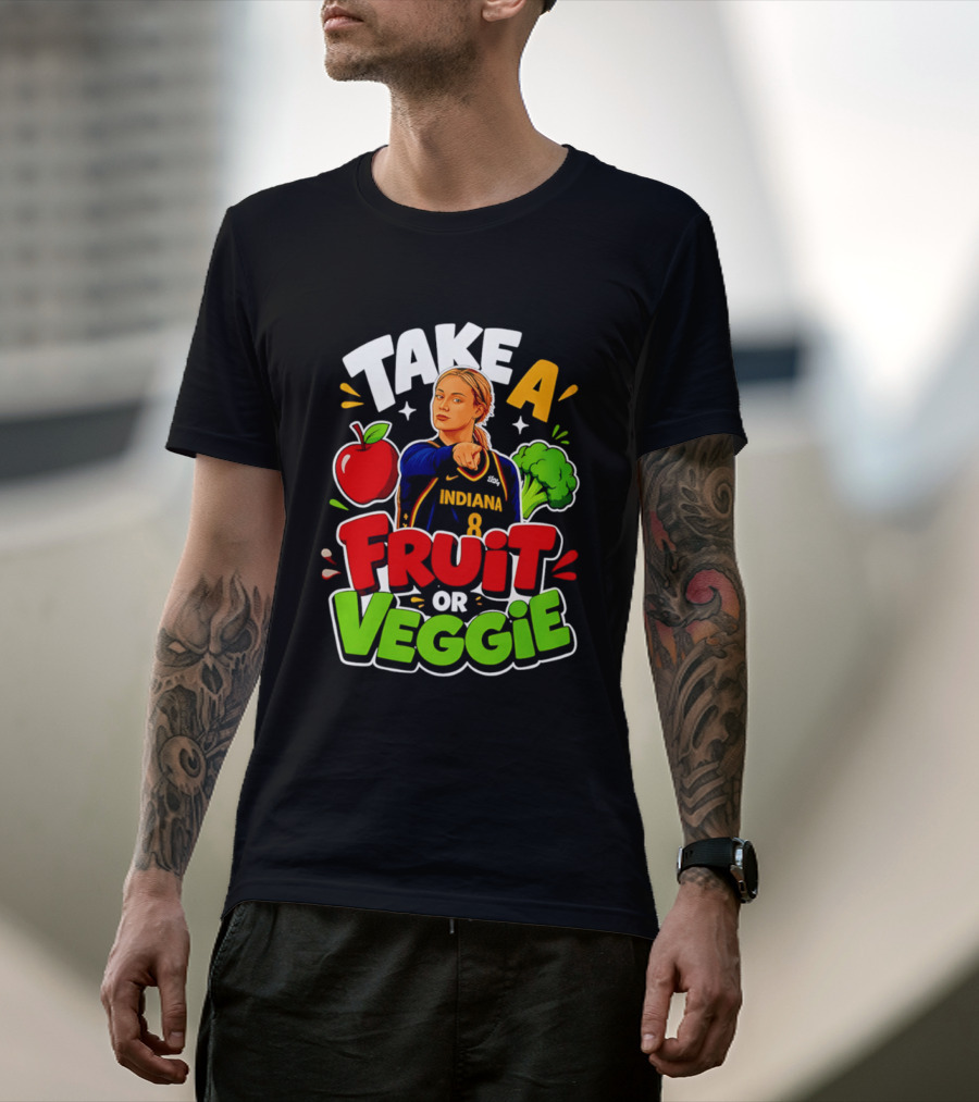 Take A Fruit Or Veggie Indiana 8 T-Shirt