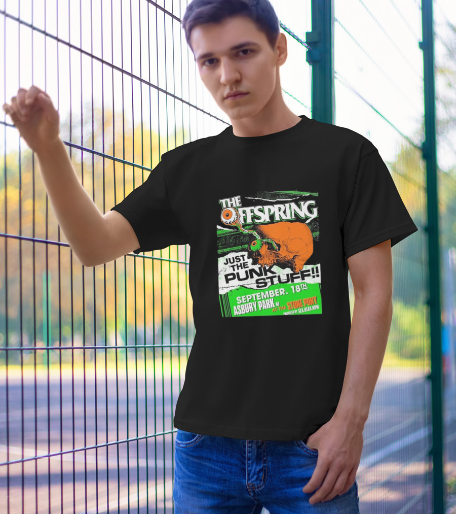 The Offspring Just The Punk Stuff Asbury Park NJ Stone Pony September 18th T-Shirt