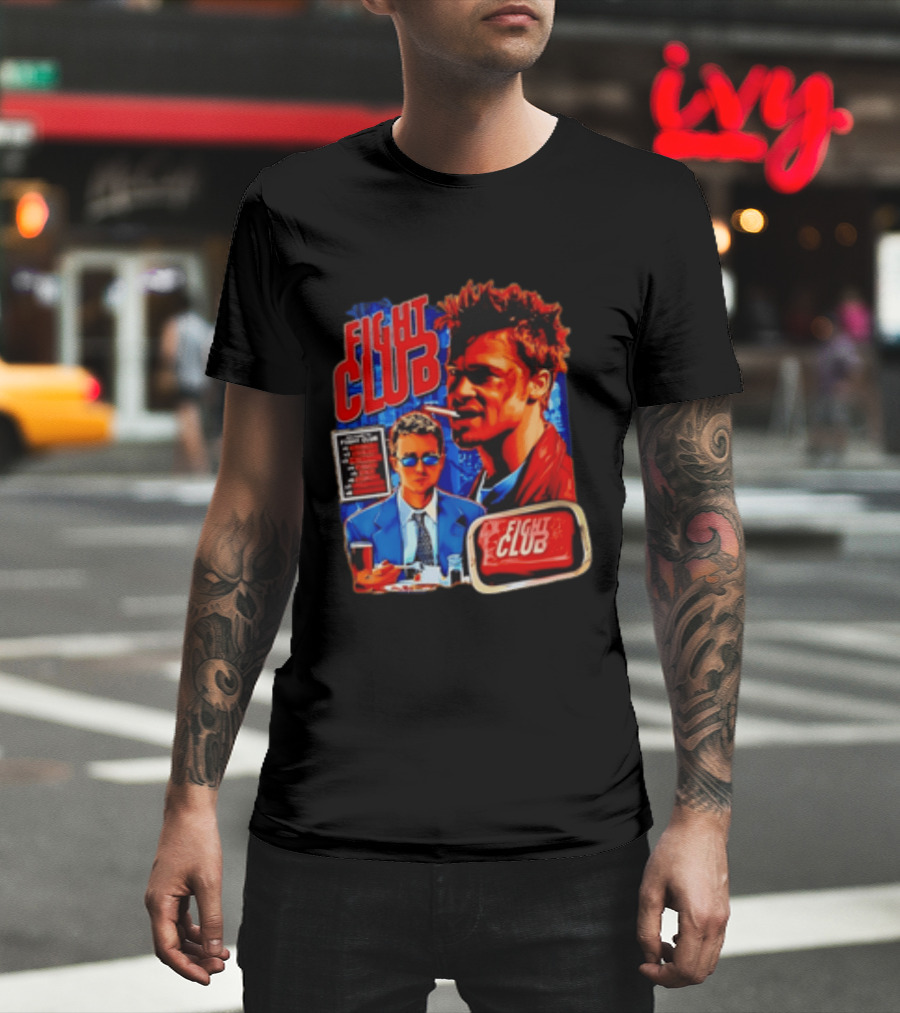 Tyler Durden The Narrator Fight Club Welcome To Fight Club Do Not Talk About T-Shirt