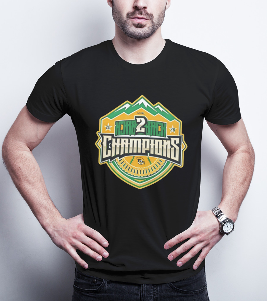 Utah Talons 2026 AUSBL Back 2 Back Champions T-Shirt