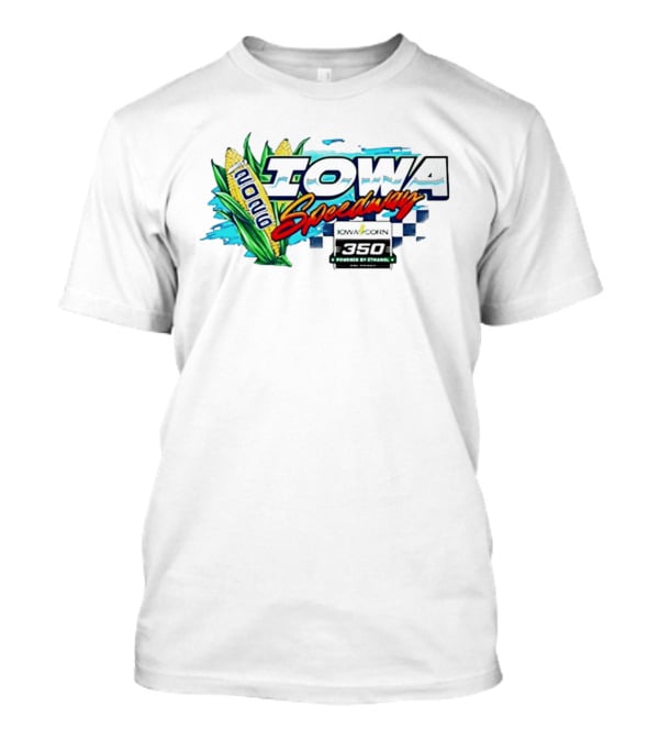 Iowa Speedway 2026 Iowa Corn 350 Powered By Ethanol Racing Event Corn Motif T-Shirt