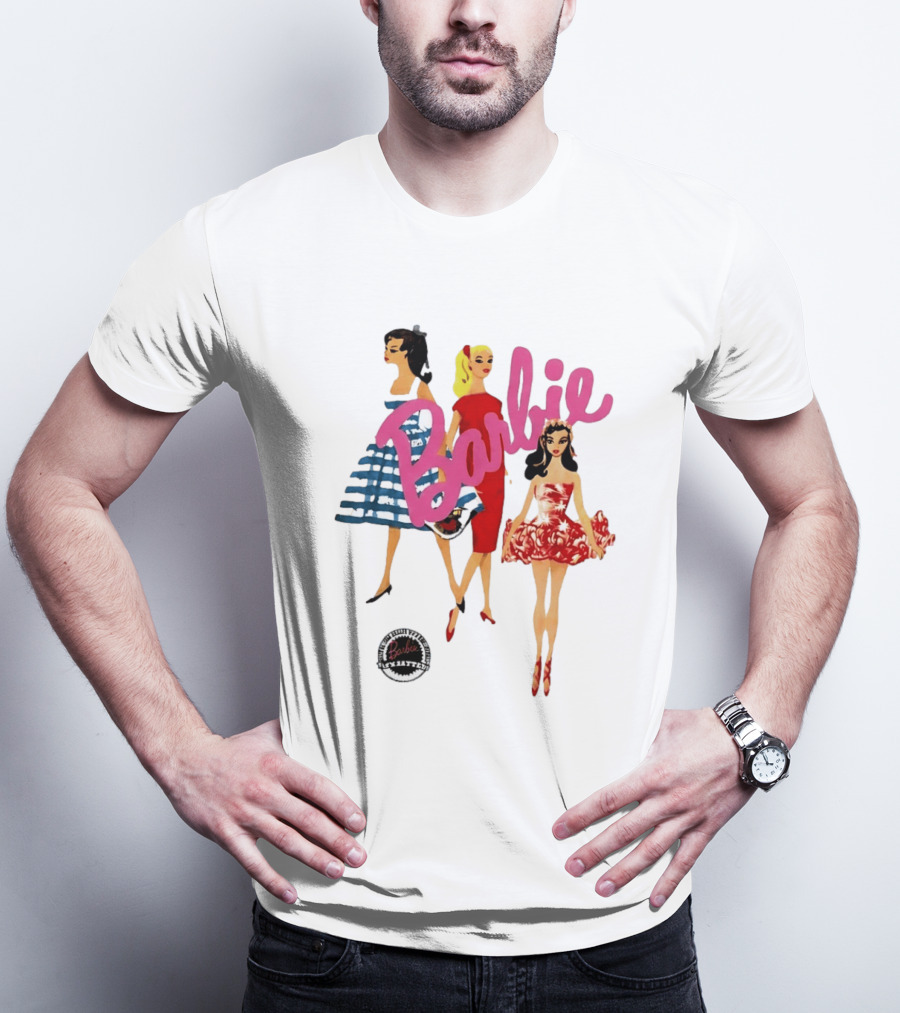 Barbie Vintage Fashion Trio Retro Mattel T-Shirt