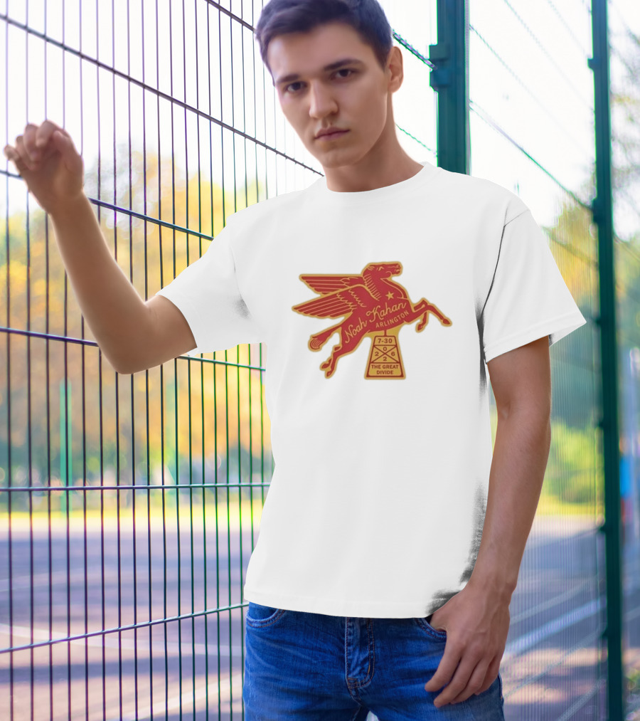 Noah Kahan Arlington July 30 2026 The Great Divide Pegasus T-Shirt