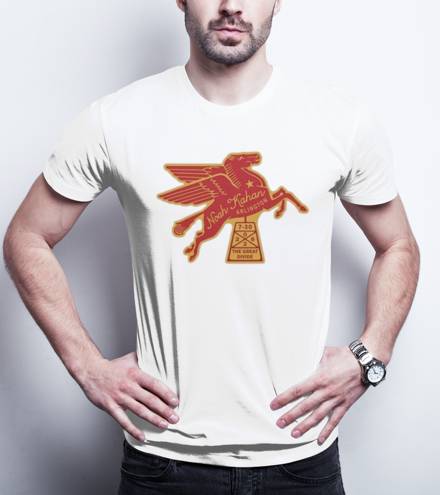 Noah Kahan Arlington July 30 2026 The Great Divide Pegasus T-Shirt