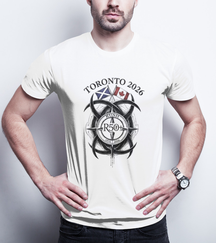 Toronto 2026 Rush R50 Celebration With Flags T-Shirt
