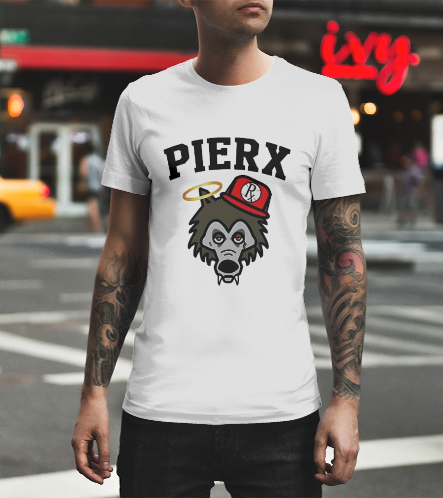 RX Wolf Pierx Halo Red Hat T-Shirt
