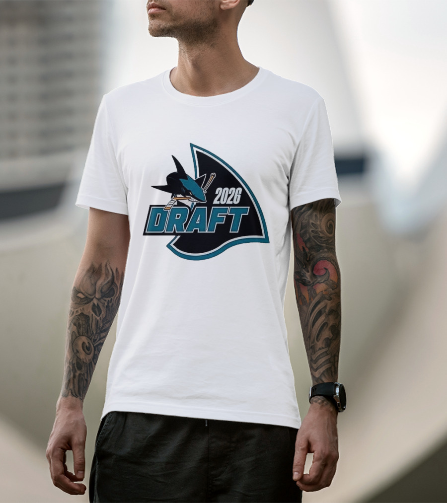 San Jose Sharks 2026 Draft Macklin Celebrini #71 T-Shirt