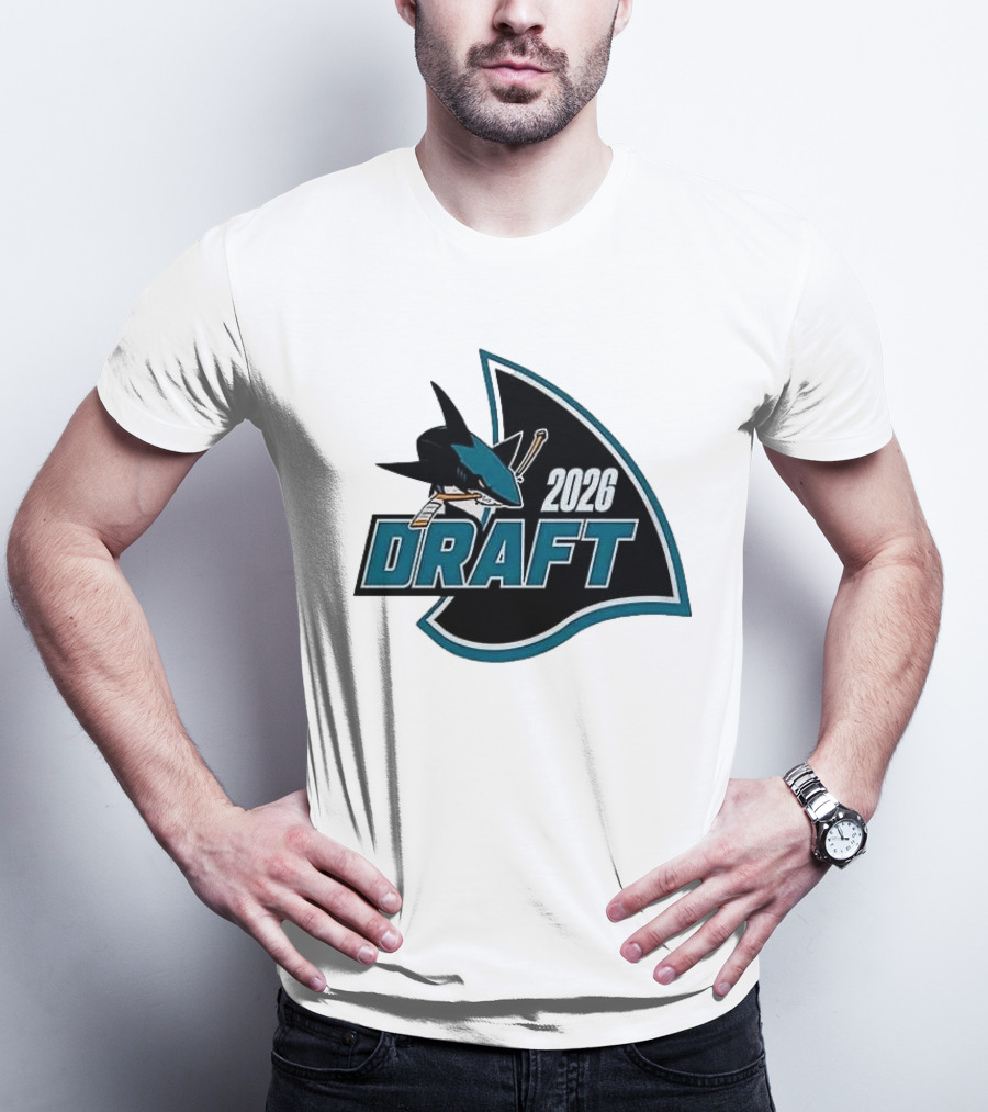 San Jose Sharks 2026 Draft Macklin Celebrini #71 T-Shirt