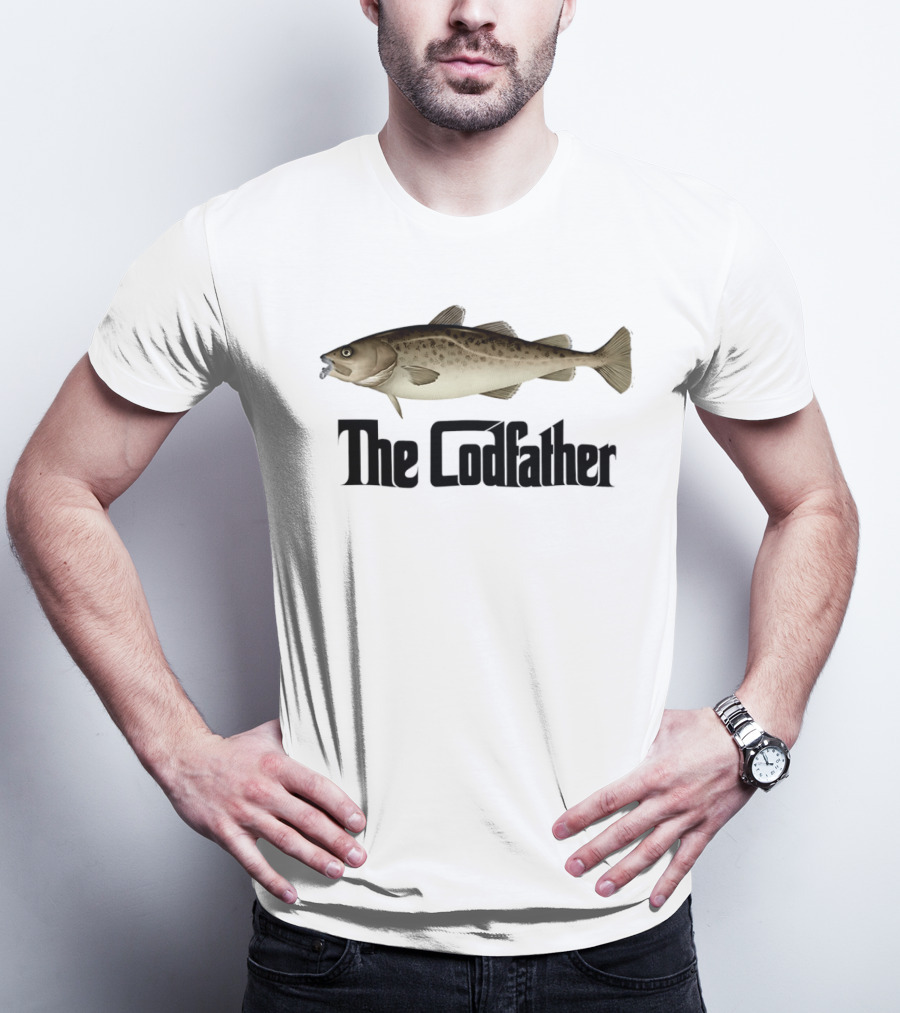 The Codfather Fish Pun Cod The Godfather Humor T-Shirt