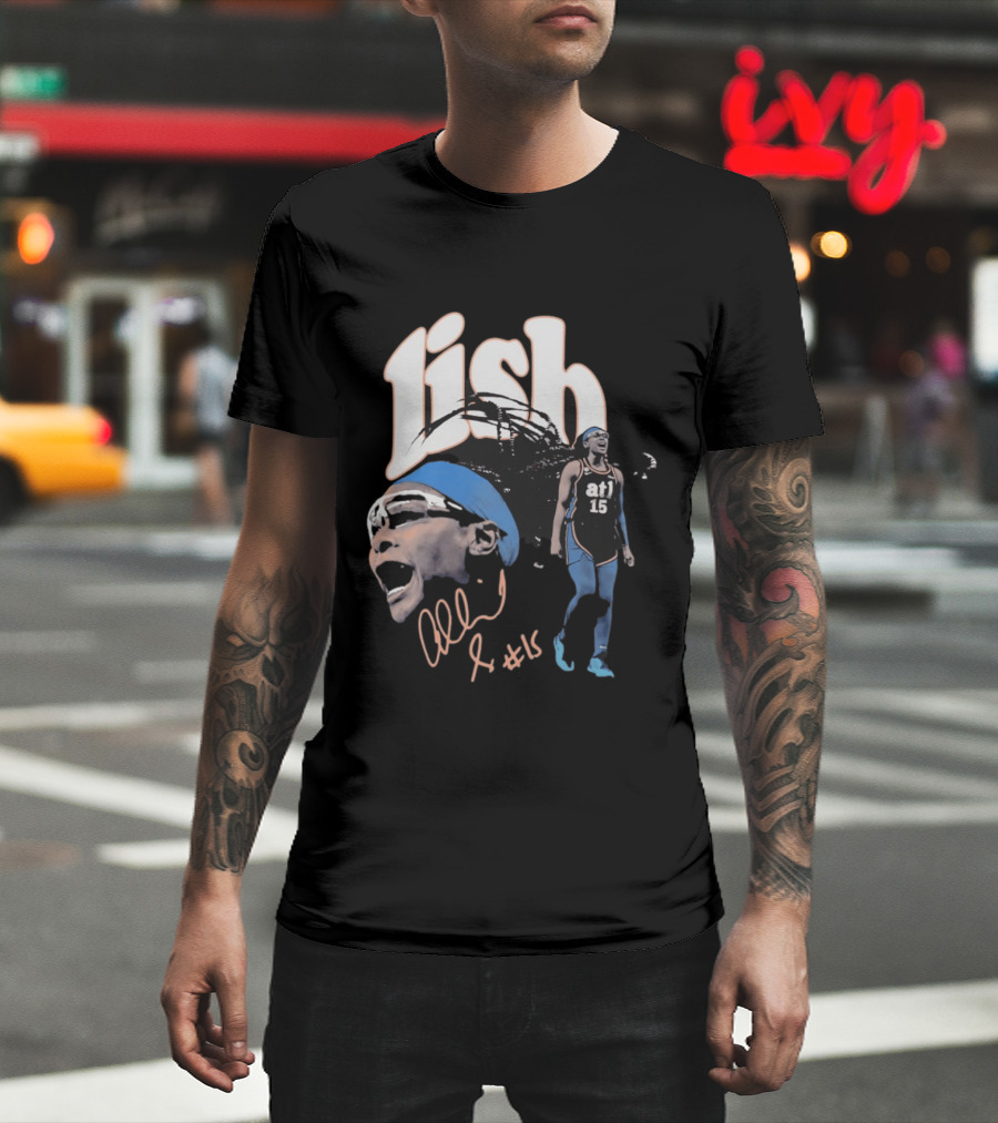Allisha Gray Lish Atlanta Dream No 15 ATL Women's Sports T-Shirt
