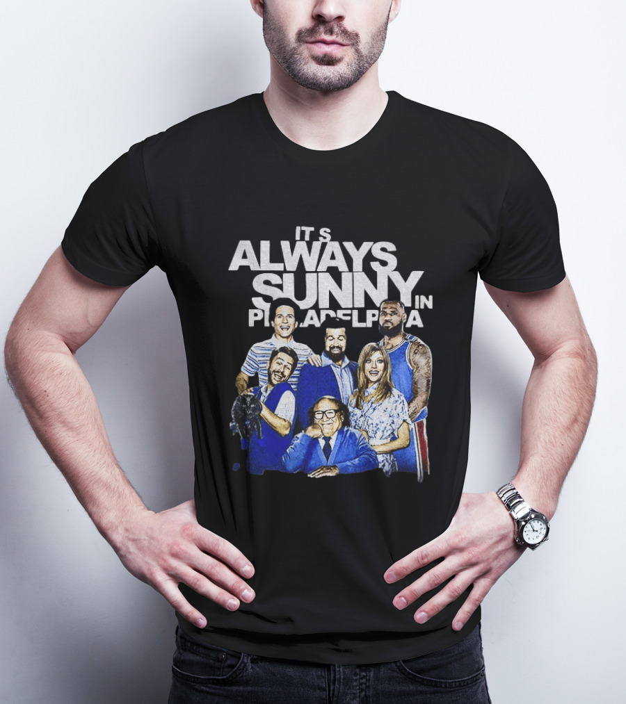 It's Always Sunny In Philadelphia LeBron James Philadelphia 76ers NBA Basketball 2026 T-Shirt