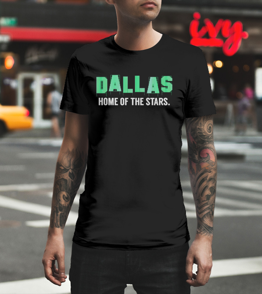 Dallas Home Of The Stars Texas Hockey T-Shirt