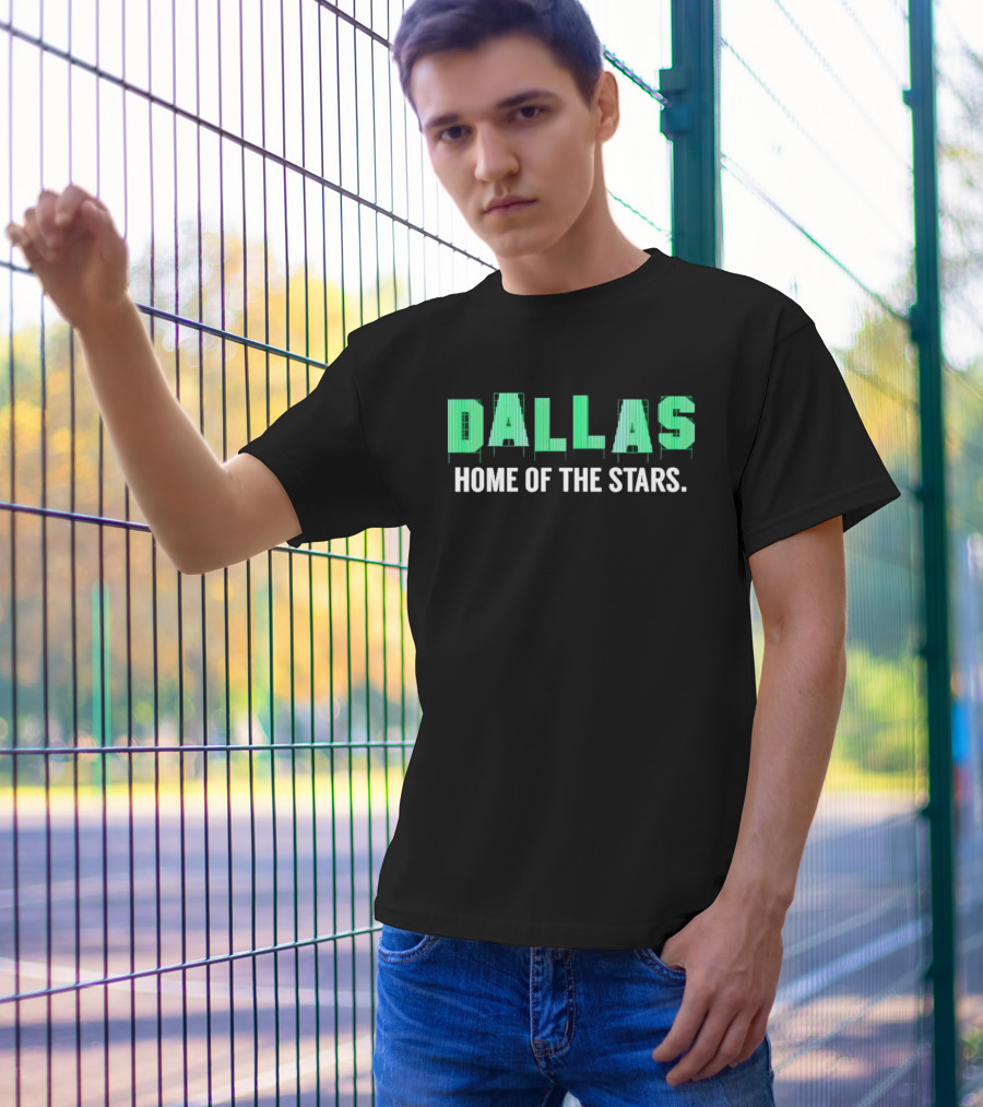 Dallas Home Of The Stars Texas Hockey T-Shirt