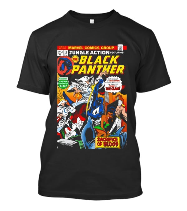Jungle Action Featuring The Black Panther Marvel Comics Epic Sacrifice Of Blood T-Shirt