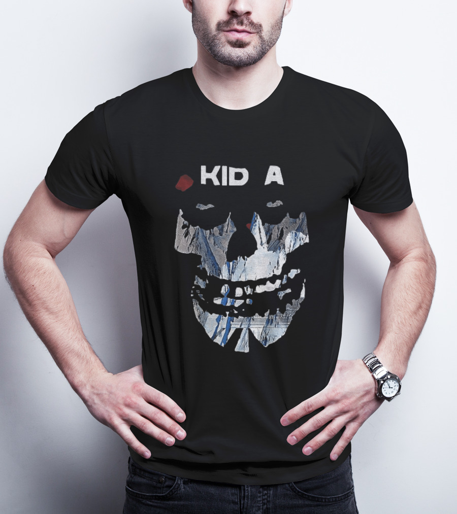 Kid A Fiend Skull Meme T-Shirt