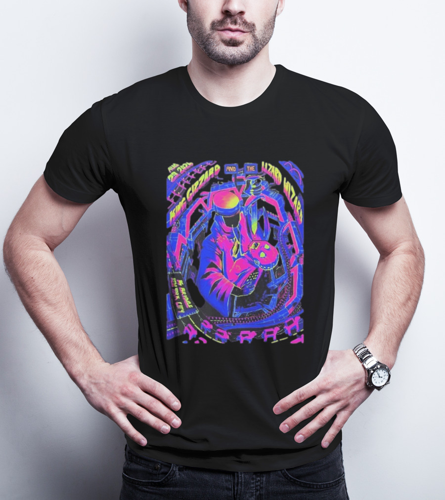 King Gizzard And The Lizard Wizard August 23 2026 New York City Concert Under The K Bridge Park T-Shirt
