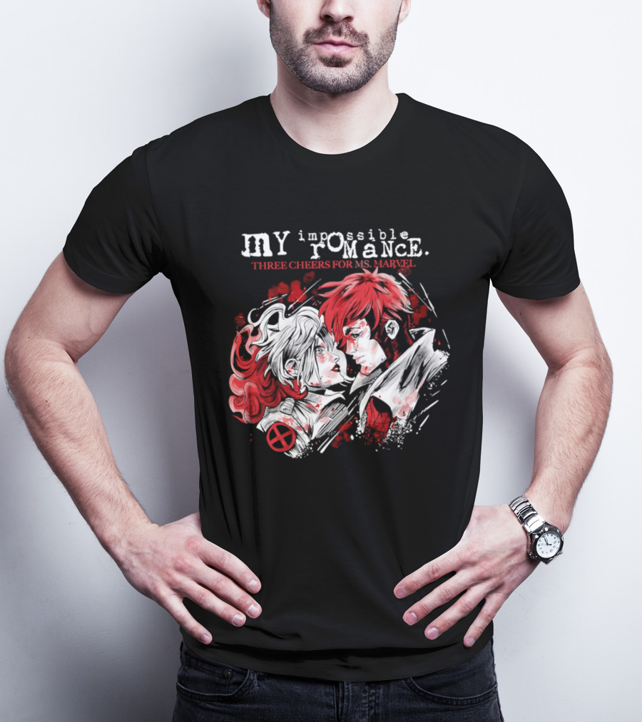 MY Impossible Romance Three Cheers For Ms Marvel X Men T-Shirt