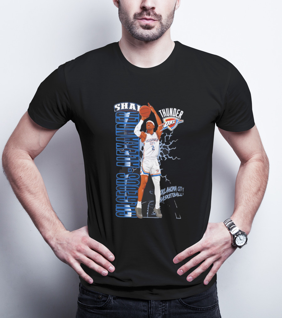 Shai Gilgeous Alexander Oklahoma City Thunder Basketball OKC T-Shirt