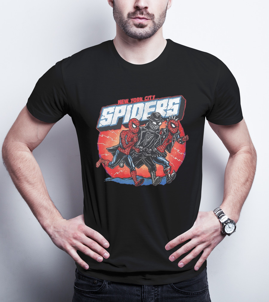 New York City Spiders Spider Man Noir Spider Punk T-Shirt