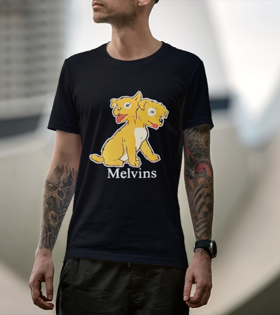 Melvins Two Headed Dog Cartoon T-Shirt