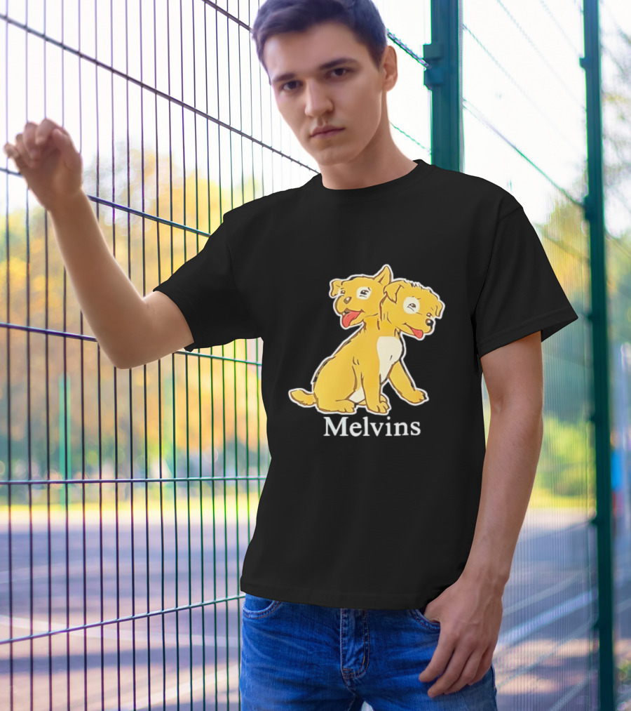 Melvins Two Headed Dog Cartoon T-Shirt