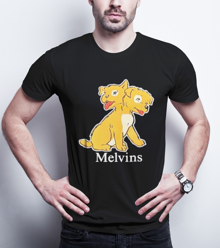 Melvins Two Headed Dog Cartoon T-Shirt