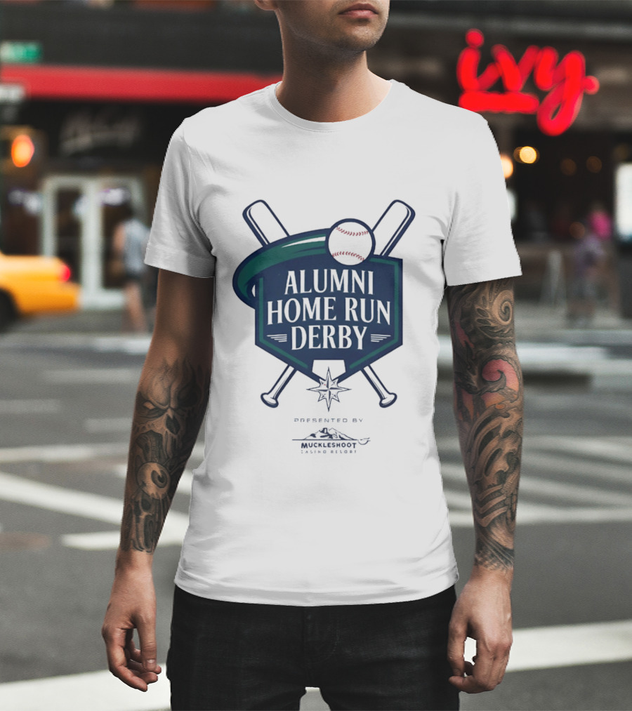 Alumni Home Run Derby Presented By Muckleshoot Casino Resort 2026 Baseball Event T-Shirt