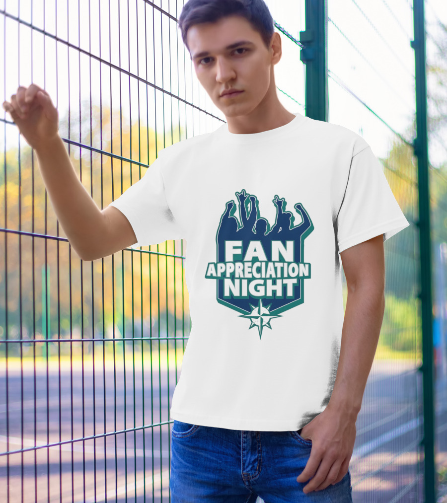 Seattle Mariners Fan Appreciation Night 2026 Baseball Event T-Shirt