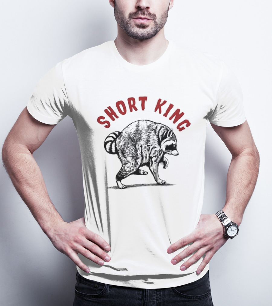 Short King Raccoon Strut T-Shirt