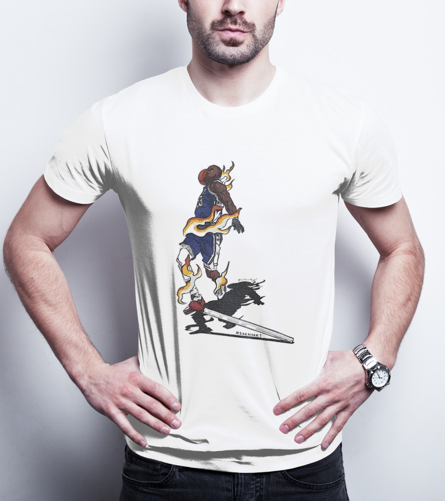 LeBron James Philadelphia 76ers The Match And The Fire NBA 2026 T-Shirt