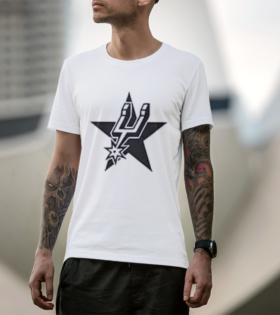 San Antonio Spurs Star NBA Team T-Shirt