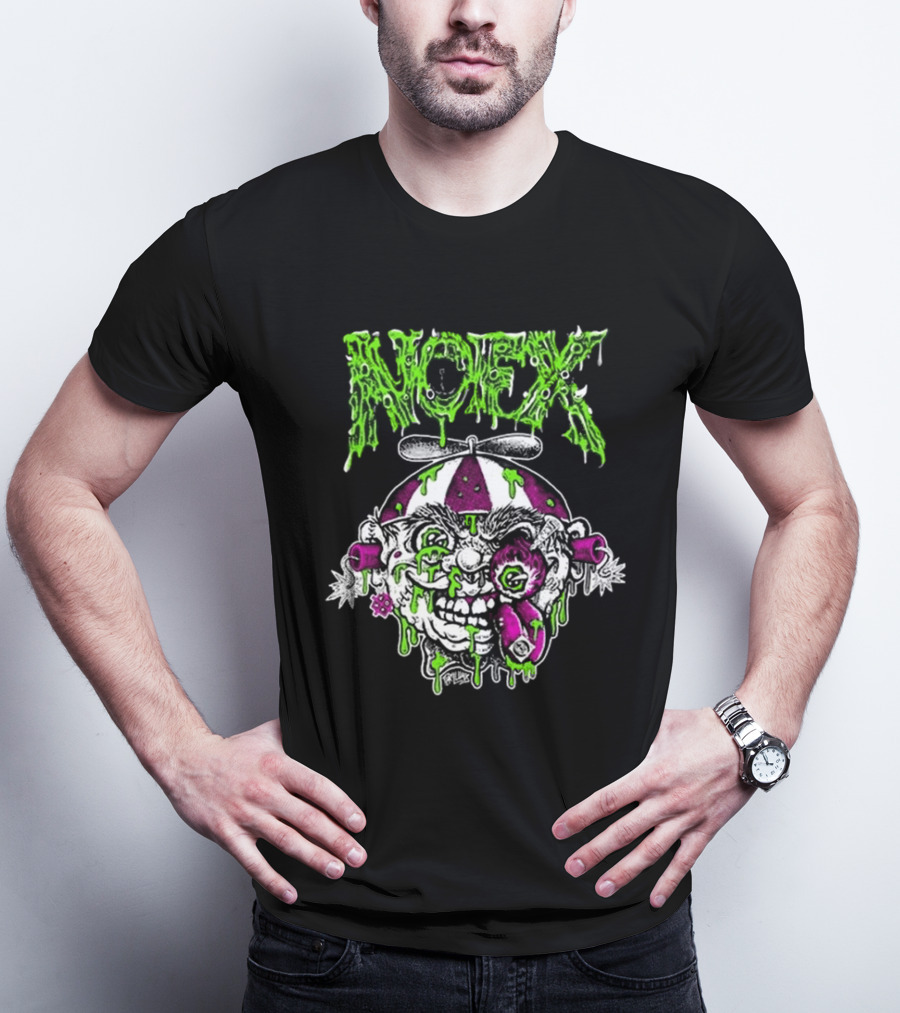 NOFX 2024 Slime Drenched Clown T-Shirt