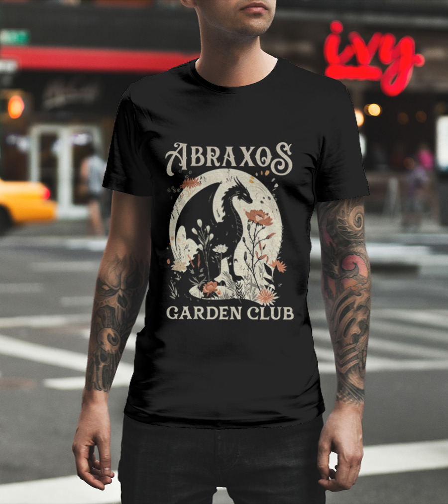 Abraxos Flower Garden Club Throne Of Glass T-Shirt