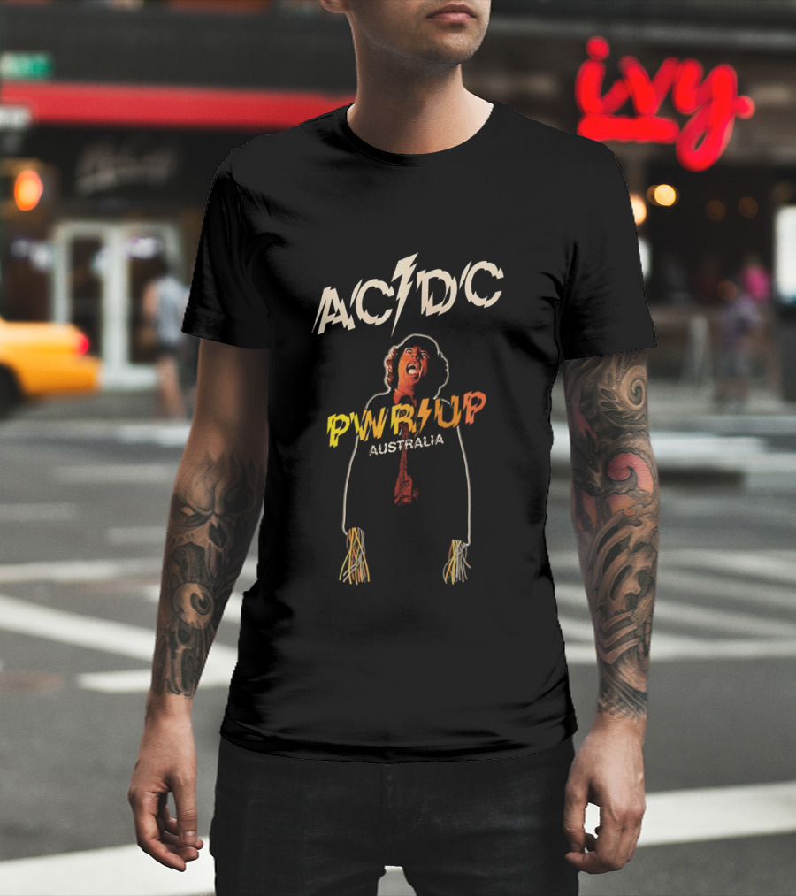 ACDC Powerage PWR UP Australia 2025 Tour T-Shirt