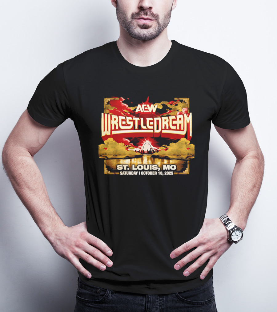 AEW WrestleDream October 18 2025 St Louis MO Event T-Shirt
